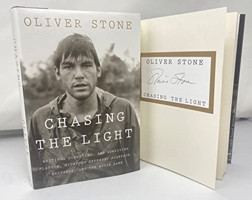 Oliver Stone Signed Chasing The Light Hardcover Book Platoon Scarface COA