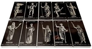 titans gods lot of 10 1 pound – 1 lb titanium art bar | greek gods | liberty titanium limited edition