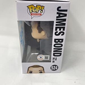 George Lazenby Signed Autographed Funko Pop Figure James Bond 007 Beckett COA