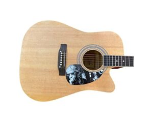 jon bon jovi signed autographed full size acoustic guitar bon jovi acoa coa