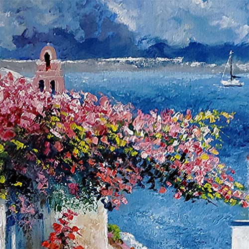 Coming Home, Mediterranean Greece by Internationally Renowned Painter Yary Dluhos