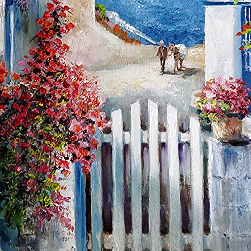 Coming Home, Mediterranean Greece by Internationally Renowned Painter Yary Dluhos