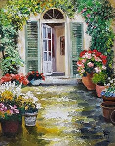 inviting entry, mediterranean italy villa by internationally renowned painter yary dluhos