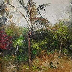 SOLD - Tropical, Landscape By Internationally Renowned Artist Andre Dluhos