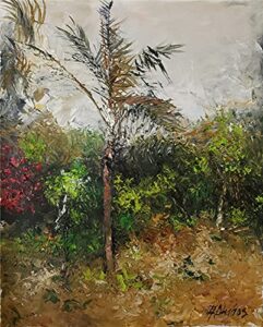 sold – tropical, landscape by internationally renowned artist andre dluhos