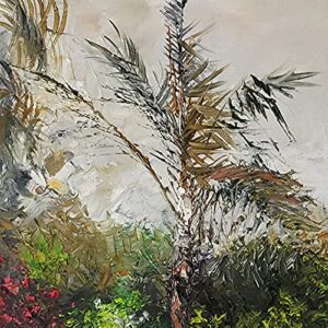 SOLD - Tropical, Landscape By Internationally Renowned Artist Andre Dluhos