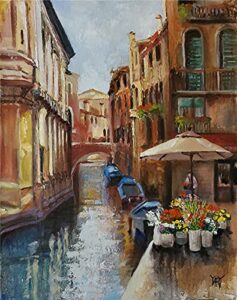 flowers in venice – venice, italy by internationally renowned painter yary dluhos