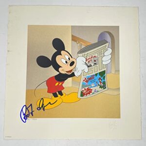 Bob Iger Signed Autographed Mickey Mouse Serigraph Walt Disney CEO Beckett COA