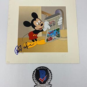 Bob Iger Signed Autographed Mickey Mouse Serigraph Walt Disney CEO Beckett COA