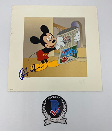 Bob Iger Signed Autographed Mickey Mouse Serigraph Walt Disney CEO Beckett COA