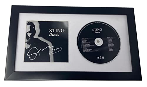 Sting Signed Autographed Duets Framed Matted CD Display The Police Beckett COA