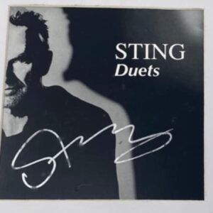 Sting Signed Autographed Duets Framed Matted CD Display The Police Beckett COA