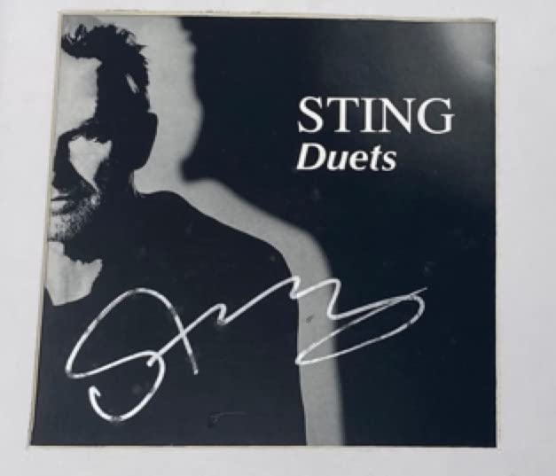 Sting Signed Autographed Duets Framed Matted CD Display The Police Beckett COA