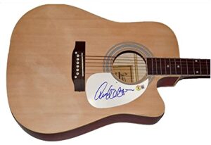 ann wilson signed autographed full size acoustic guitar heart band beckett coa