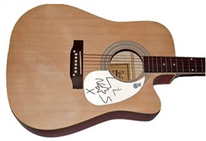 lil nas x signed autographed full size acoustic guitar montero beckett bas coa