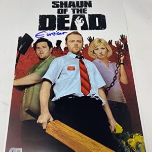 Edgar Wright Signed Autographed Shaun of The Dead 12x18 Movie Poster Beckett COA