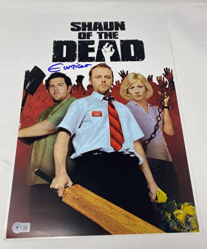 Edgar Wright Signed Autographed Shaun of The Dead 12x18 Movie Poster Beckett COA