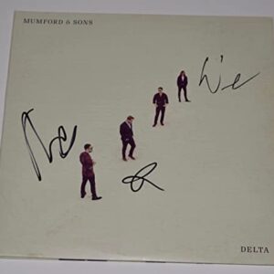 Mumford & Sons Signed Autographed DELTA Record Album LP Marcus + 2 JSA COA