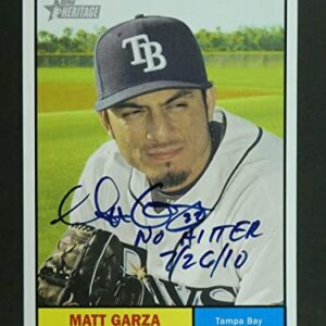 Matt Garza Signed Baseball Card with JSA COA