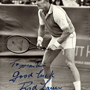 Rod Laver Tennis Great Signed Postcard with JSA COA