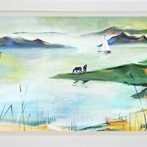 Lake I (Scenic Decor Art Framed)