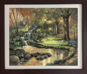 rockpool (nature landscape decor art framed)