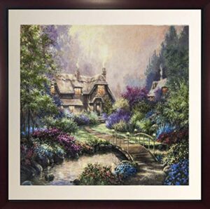 summer cottage (nature landscape decor art framed)