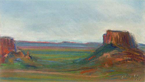 Sedona, Arizona by Gregory Kondos, Original Pastel, 6.5" x 11.5"