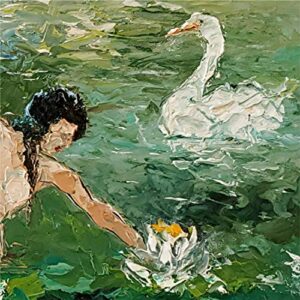 SOLD Pond Maidens, Lily Pond Women By Internationally Renown Artist Andre Dluhos