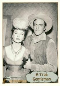 amanda blake james arness trading card gunsmoke tv show 1993 pacific #43 matt dillon miss kitty