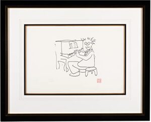 john lennon borrowed time serigraph on paper 1990 ltd ed ap yoko ono signed framed from bag one arts