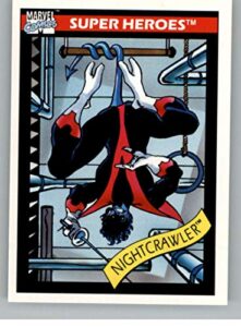 1990 impel marvel universe #38 nightcrawler non sport entertainment trading card in raw (nm or better) condition