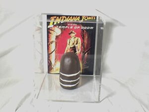 indiana jones and the temple of doom, sankara stone replica with display case