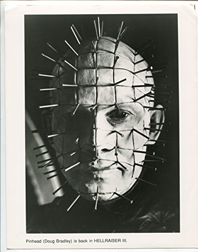 MOVIE PHOTO: HELLRAISER III-1992-8 X 10-STILL-DOUG BRADLEY-PINHEAD-vf