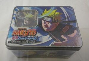 naruto tcg ccg rebirth naruto the toad sages tin – rare foil cards + 4 packs