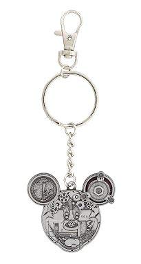 Disney Parks Keychain - Mickey Face - Steampunk