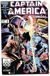 captain america annual #8 1st tess-one marvel comic book