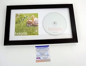 kelsea ballerini country signed autograph kelsea cd framed psa/dna coa