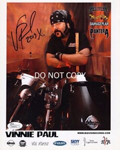 vinnie paul of pantera reprint signed autographed photo rp hellyeah