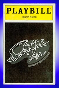 smokey joe’s cafe, broadway playbill + ken ard, adrian bailey, brenda braxton, b.j. crosby , michael park, delee lively , victor trent cook , frederick b. owens