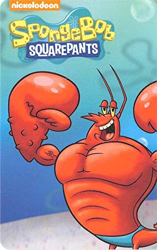 Larry Lobster trading card Sponge Bob Square Pants arcade 2015#008