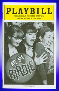 bye bye birdie, broadway playbill + john stamos, jayne houdyshell, gina gershon