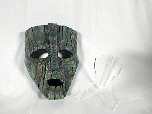 Loki Mask, The Mask, Jim Carrey, Cameron Diaz, With Clear Easel and Display Case