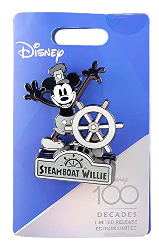 Disney Pin - Disney 100 - Decades - Steamboat Willie