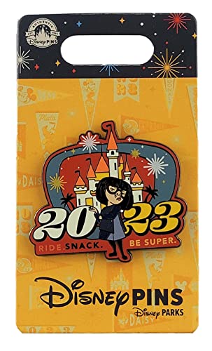 Disney Pin - Disney Parks - Dated 2023 - The Incredibles - Edna Mode - Ride Snack be Super