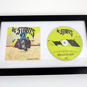 The Struts Complete Band Signed Autograph Strange Days CD Framed COA