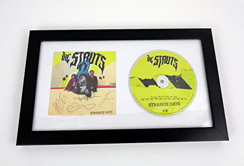 The Struts Complete Band Signed Autograph Strange Days CD Framed COA