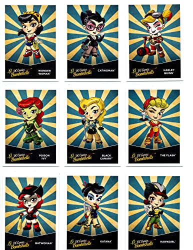 DC Bombshells Series I Trading Cards Lil Bombshells Chase Set