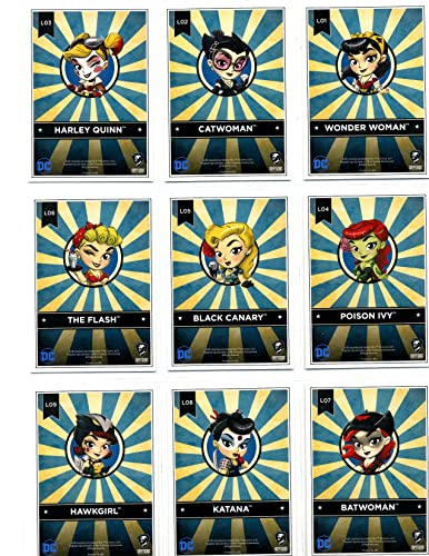 DC Bombshells Series I Trading Cards Lil Bombshells Chase Set