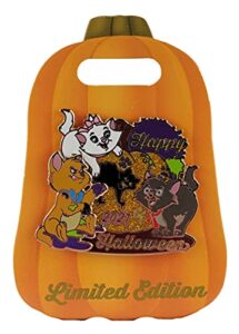 disney pin – happy halloween 2021 – aristocats – marie, berlioz, & toulouse